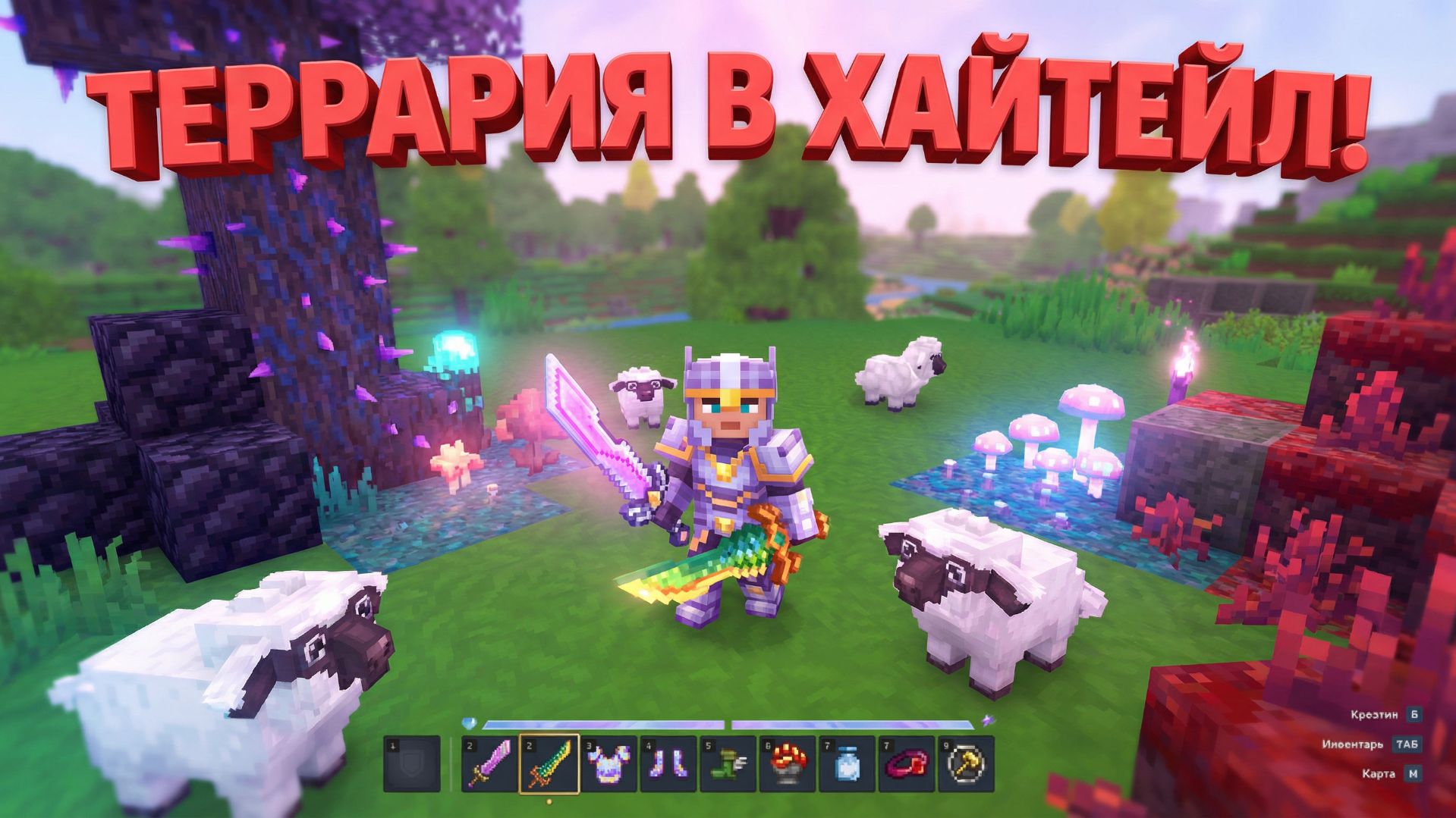 МОД НА ТЕРРАРИЮ В ХАЙТЕЙЛ, ТОЧНЕЕ НА АКСЕССУАРЫ ОТТУДА. ОБЗОР Terraria Accessories