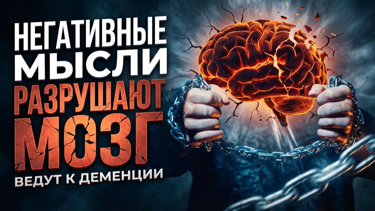 Негативные мысли приводят к деменции — зацикливание на плохом буквально разрушает мозг изнутри