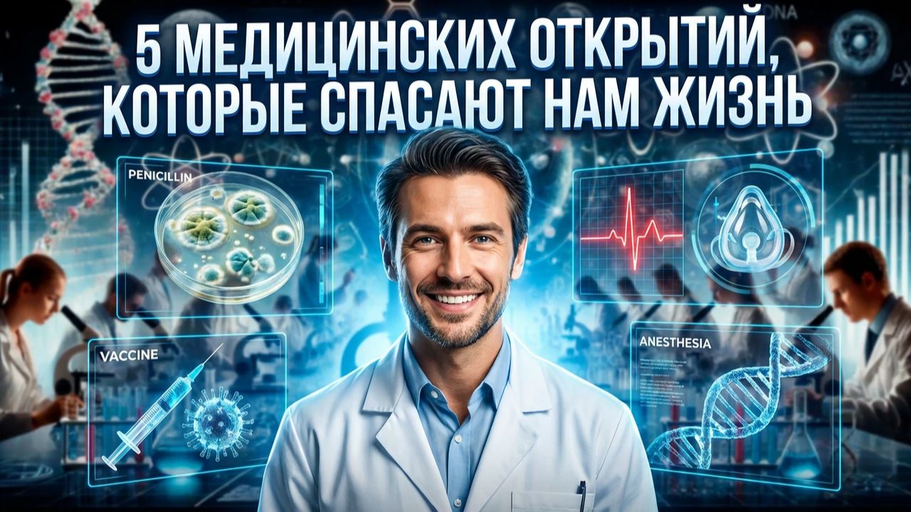 5 медицинских открытий, которые до сих пор спасают нам жизнь