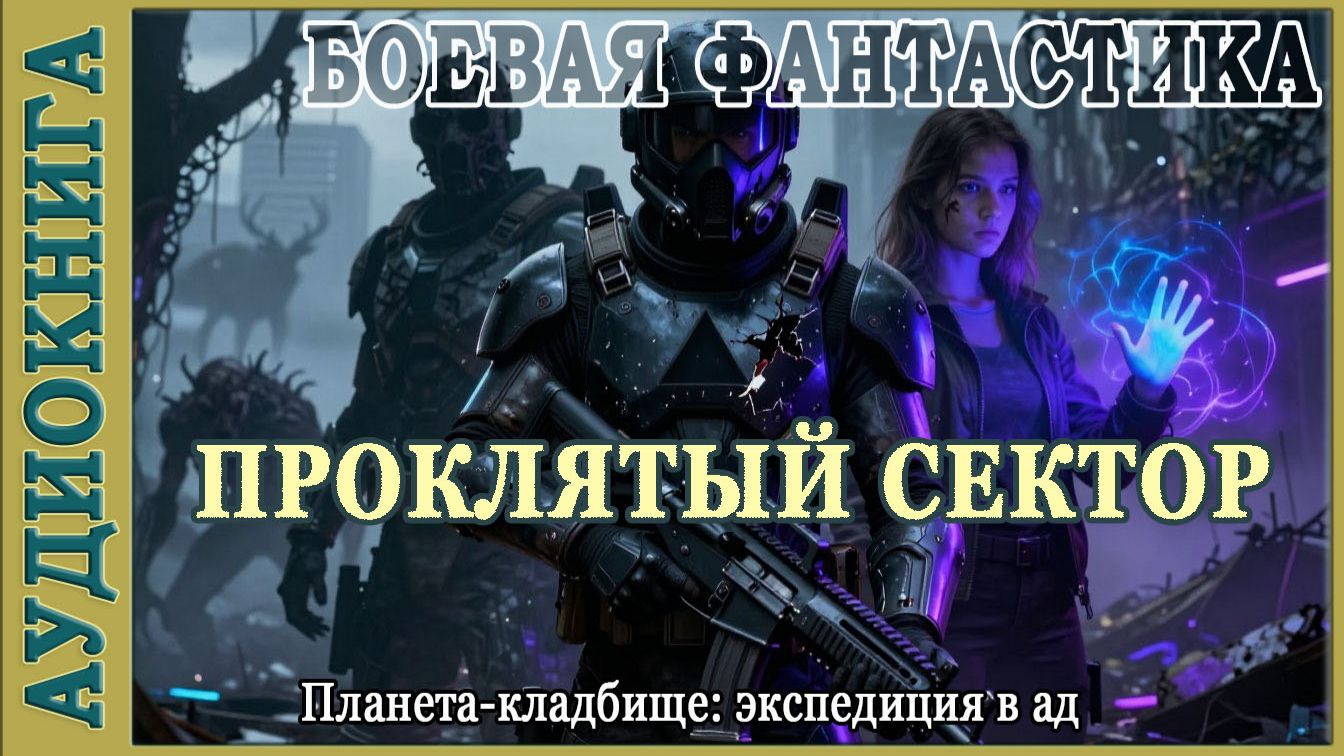Проклятый сектор. Планета‑кладбище: экспедиция в ад. Аудиокнига Боевая фантастика