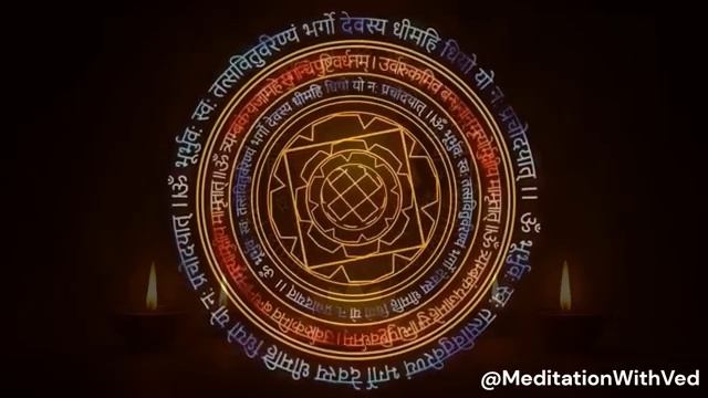 Гаятри мантра (15 минут) Глубокая медитация для обретения покоя и позитивной энергии🧘_♀️✨🙏