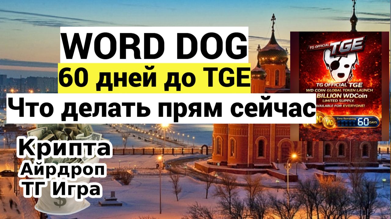 WORD DOG - 60 дней до TGE. Что делать прямо сейчас