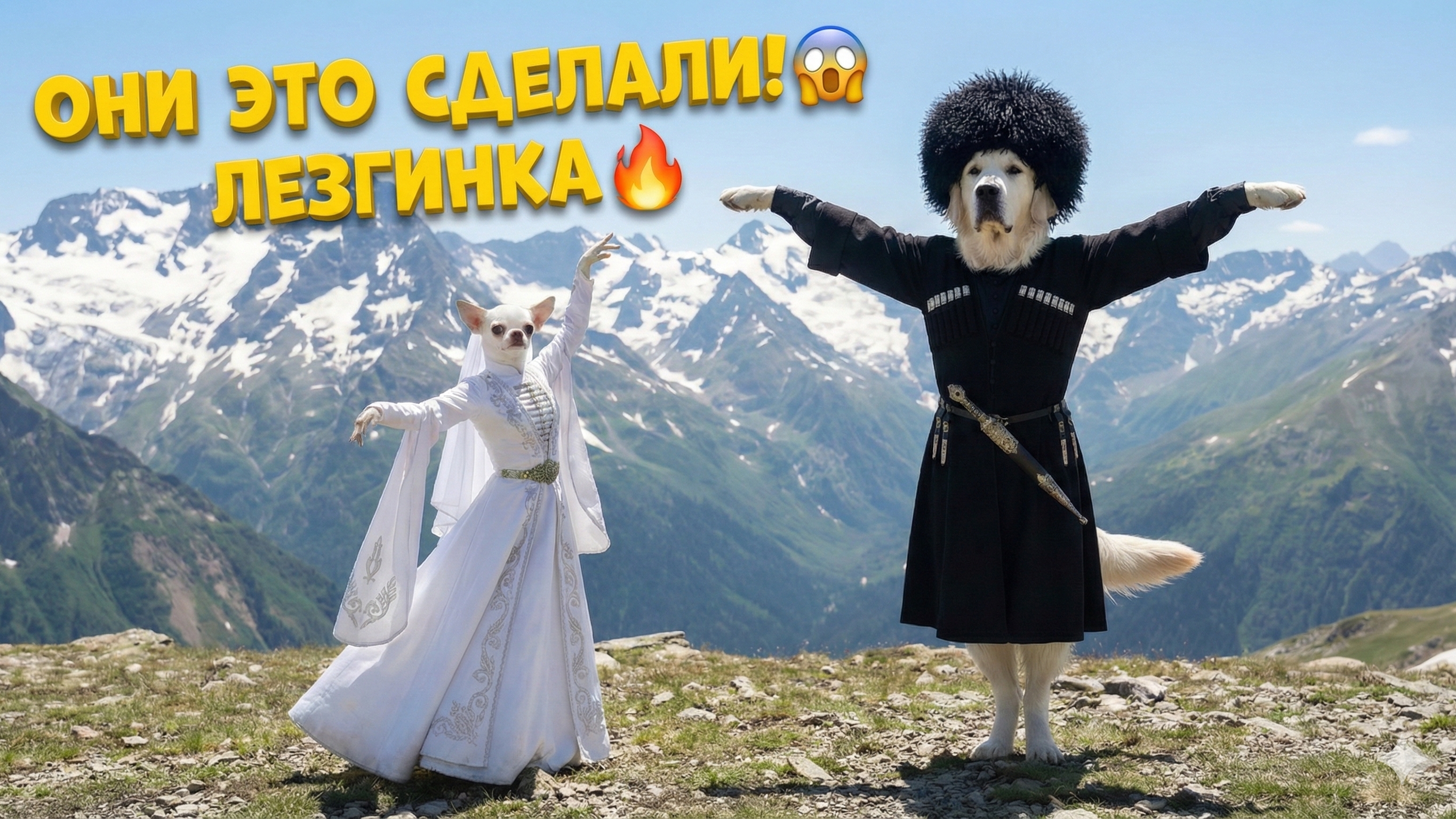 🔥 ЭТА ЛЕЗГИНКА ВЗОРВЕТ ИНТЕРНЕТ! Тедди и Лиза в горах Кавказа | Танцы народов мира #1