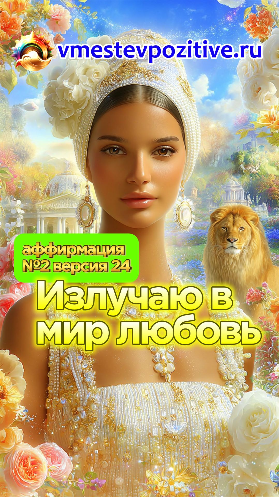 Affirmation. Female. №2. Излучаю в мир любовь (v24)