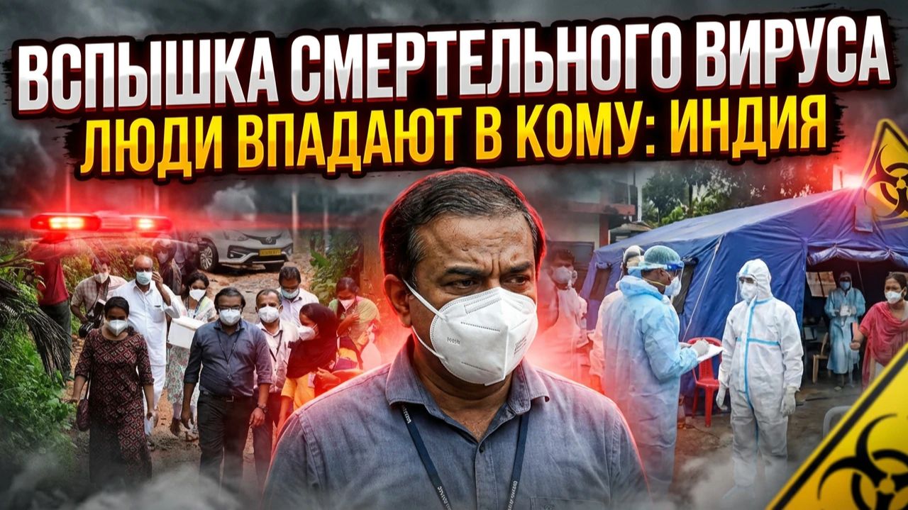 Вспышка неизлечимого смертельного вируса, из-за которого люди впадают в кому, зафиксирована в Индии.