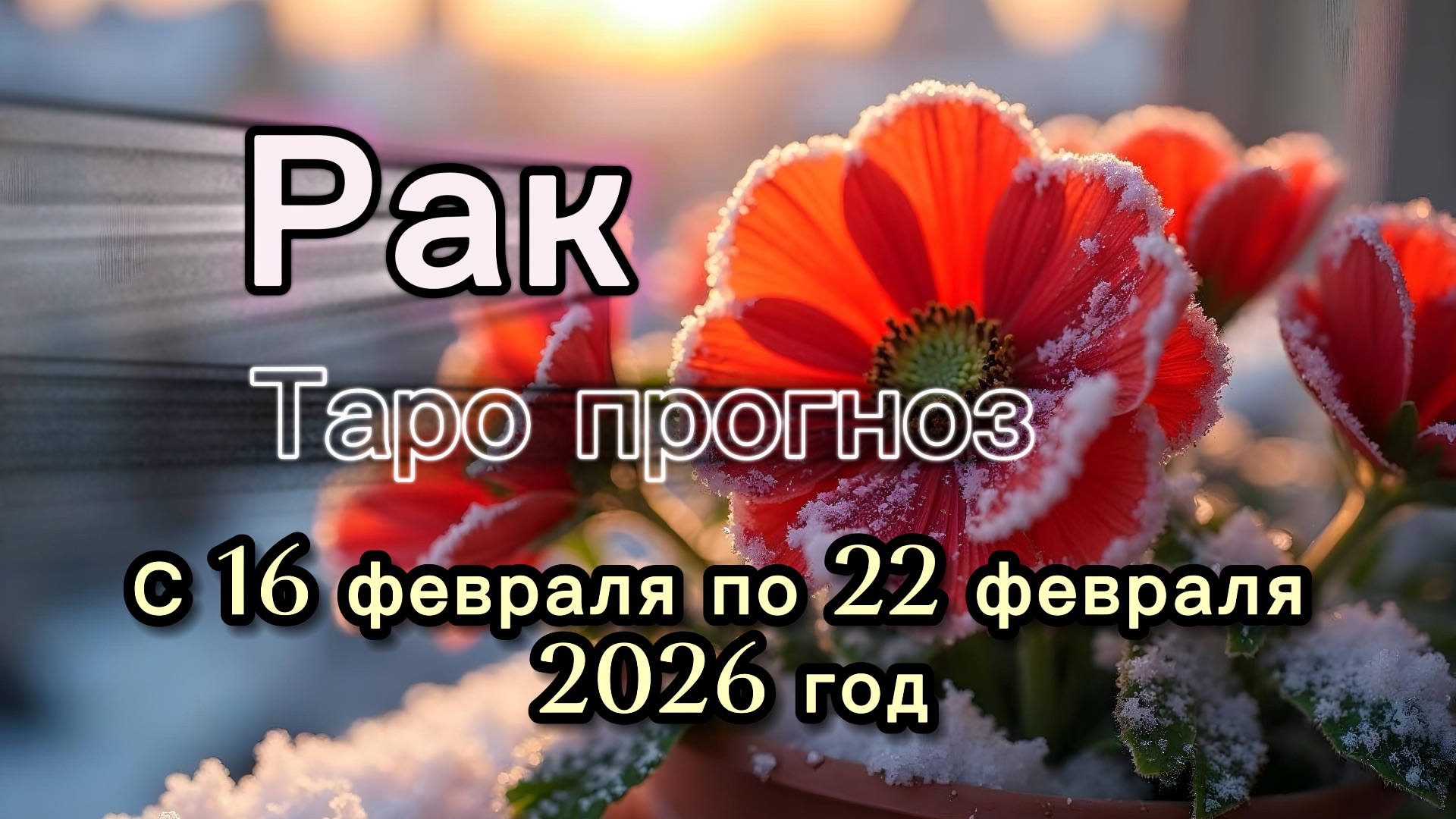 РАК 💖таро прогноз ‼️16.02-22.02(2026) #прогноз #таро #рак