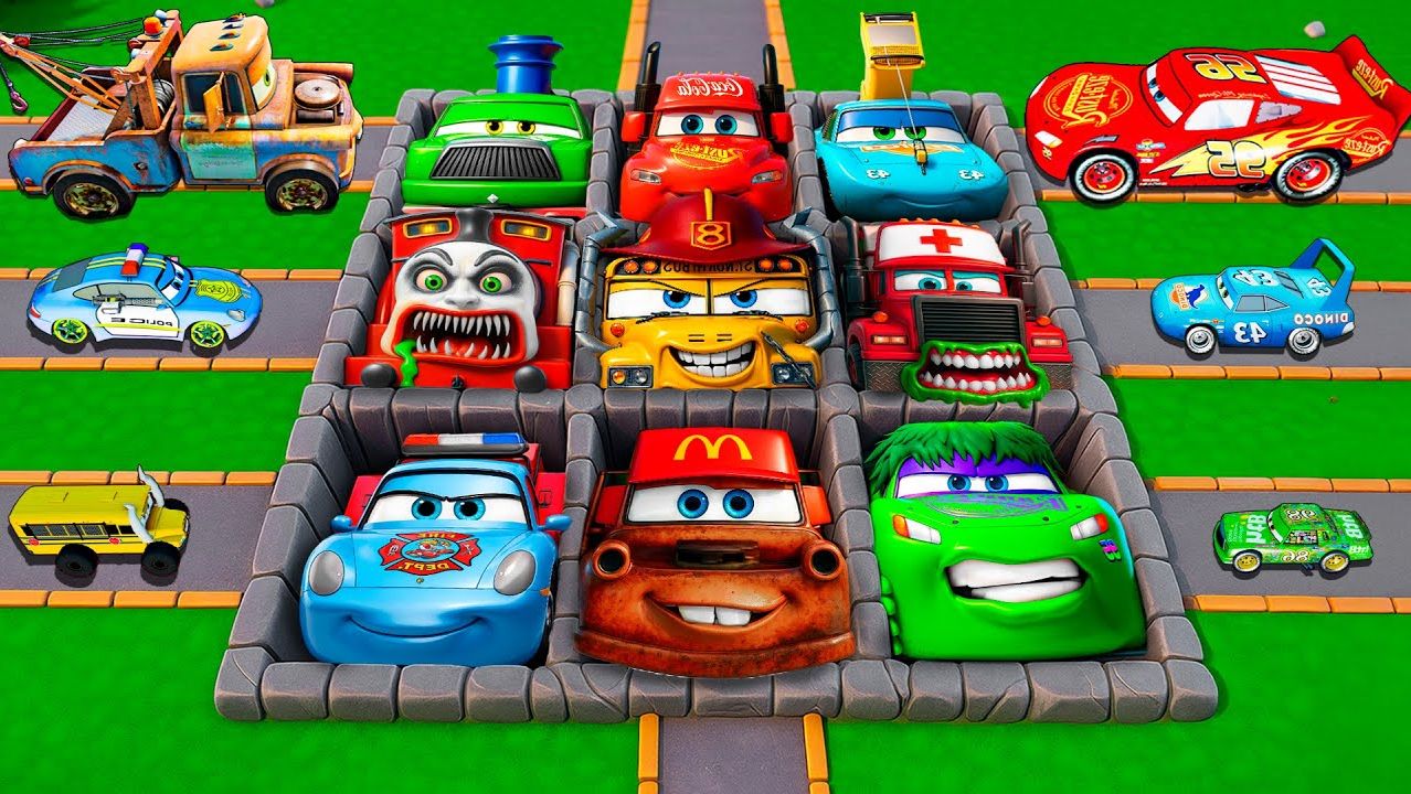 Развивающий мульт про машинки