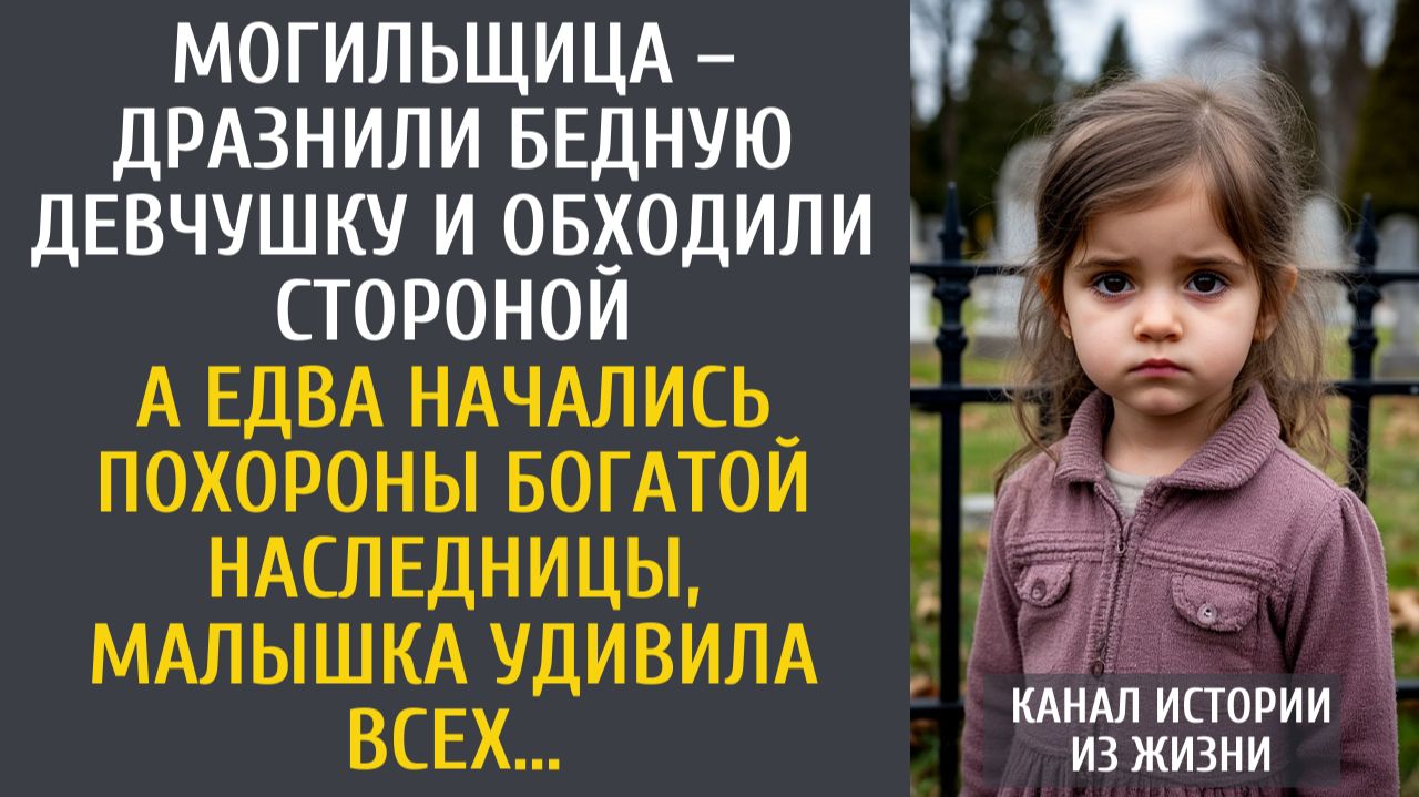 Истории из жизни: Могильщица – дразнили бедную девочку и обходили стороной… А едва начались похороны