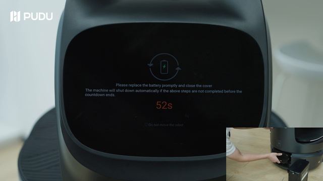 Сервисный робот-официант-доставщик Pudu BellaBot Pro - замена аккумулятора