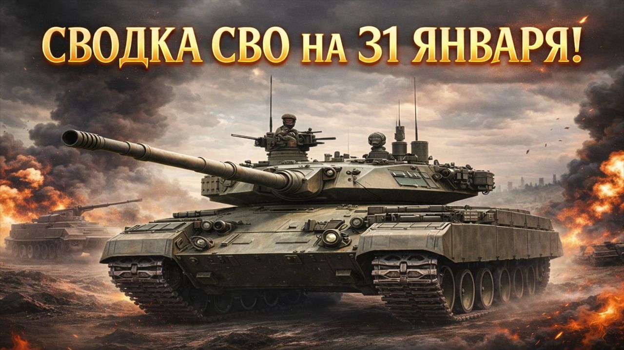 Сводка СВО на 31 января. Новости СВО. Война на Украине. Новости сегодня 31.01.2026
