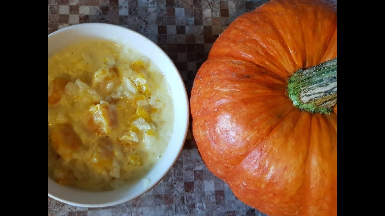 Рисовая каша с тыквой - быстрый, вкусный, полезный завтрак.
