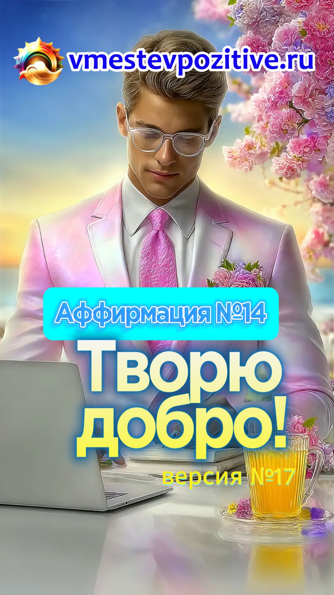 Affirmation. Male. №14. Творю добро! (v17)