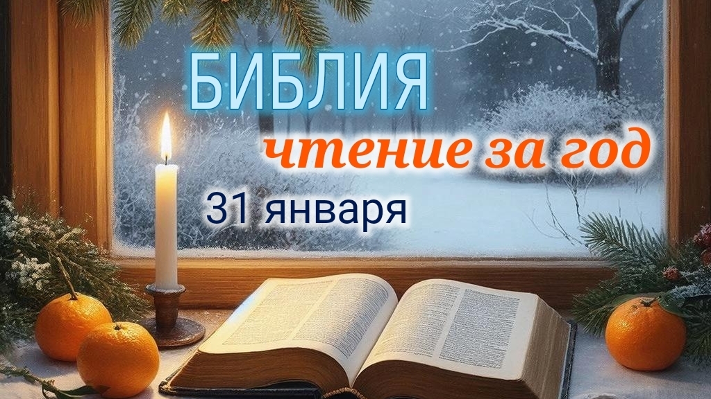 Библия - чтение за год, ЯНВАРЬ