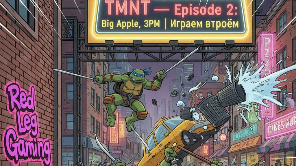 Teenage Mutant Ninja Turtles: Shredder’s Revenge — Episode 2 | Играем втроём | PS5