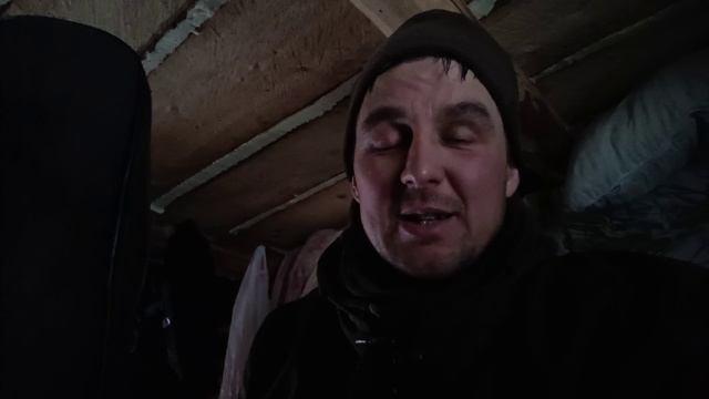 проверка капканов. переправа через речку