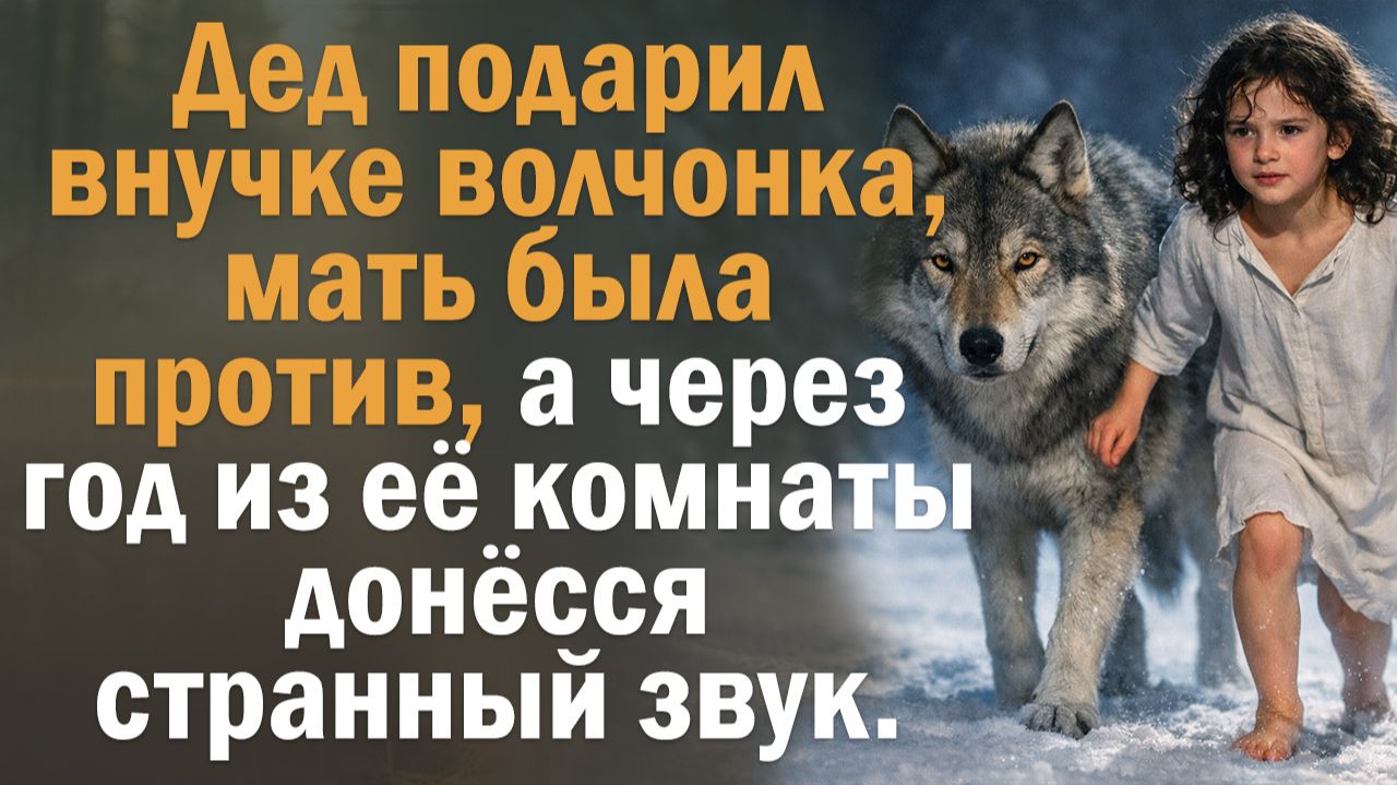 "Внучка лесного вожака". История, которая пробирает до сердца: как волк вернул ребёнку надежду.