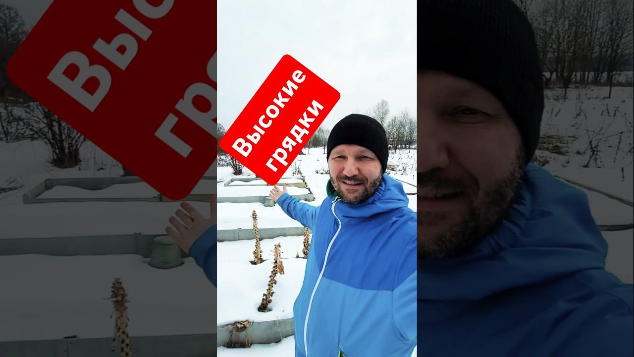Высокие грядки весной. Нужно ли их готовить? 2 марта. #удачныевыходные #дача #весна