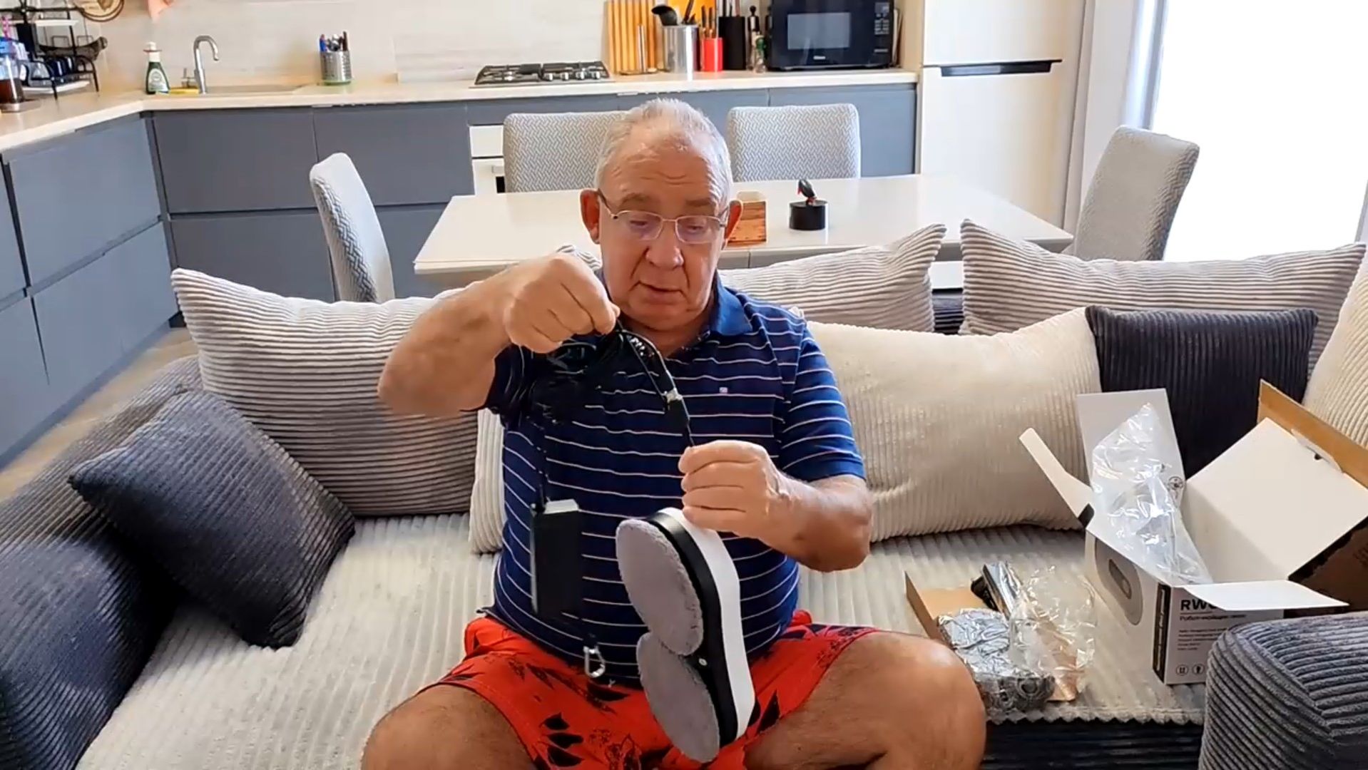 Робот мойщик окон RWC3 распаковка