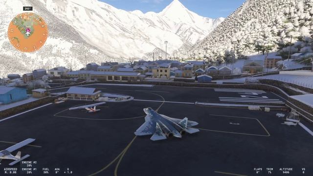 Су - 57 (Felon) / Аэропорт Лукла (Непал)