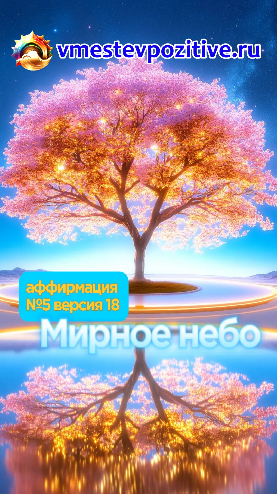 Affirmation. Male. №5. Мирное небо (v18)