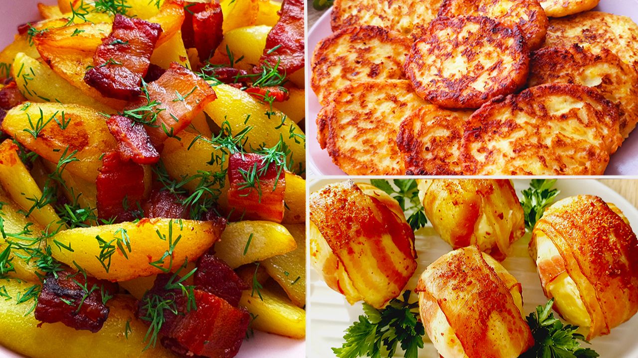 Что можно приготовить из картошки? 🥔3 Лучших и простых в приготовлении рецепта! Понравится всем !