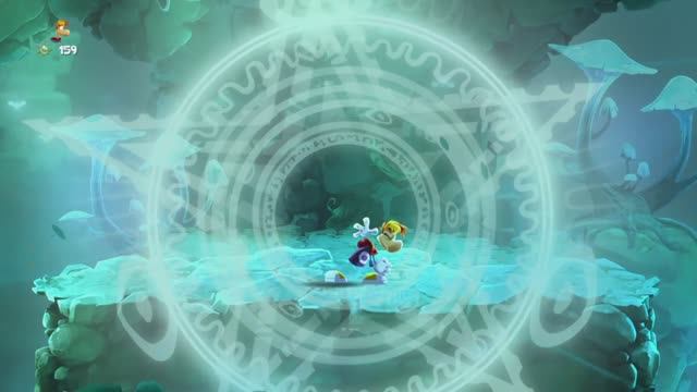 Rayman Legends. Рейман находит Дверь под холмом. Уровень 1. PS4
