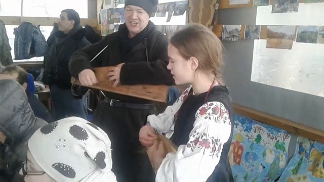 Гусляры на гуляниях в Рождествено