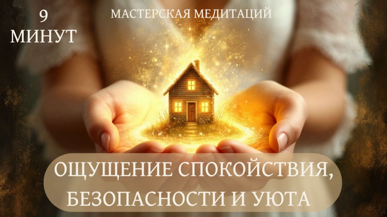 Где найти свой уголок покоя? | «Внутренний Дом» — медитация для безопасности и уюта. 9 минут
