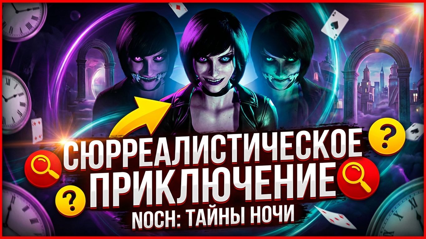 Noch хоррор Полное прохождение / Найдите ДЕВУШКУ, которая УНИЧТОЖИЛА мир