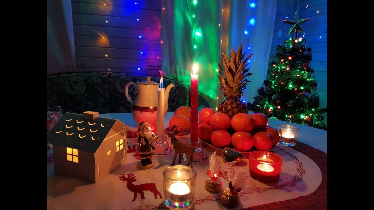 Новогодний ВЛОГ/Праздничный стол/Новый год в деревне/