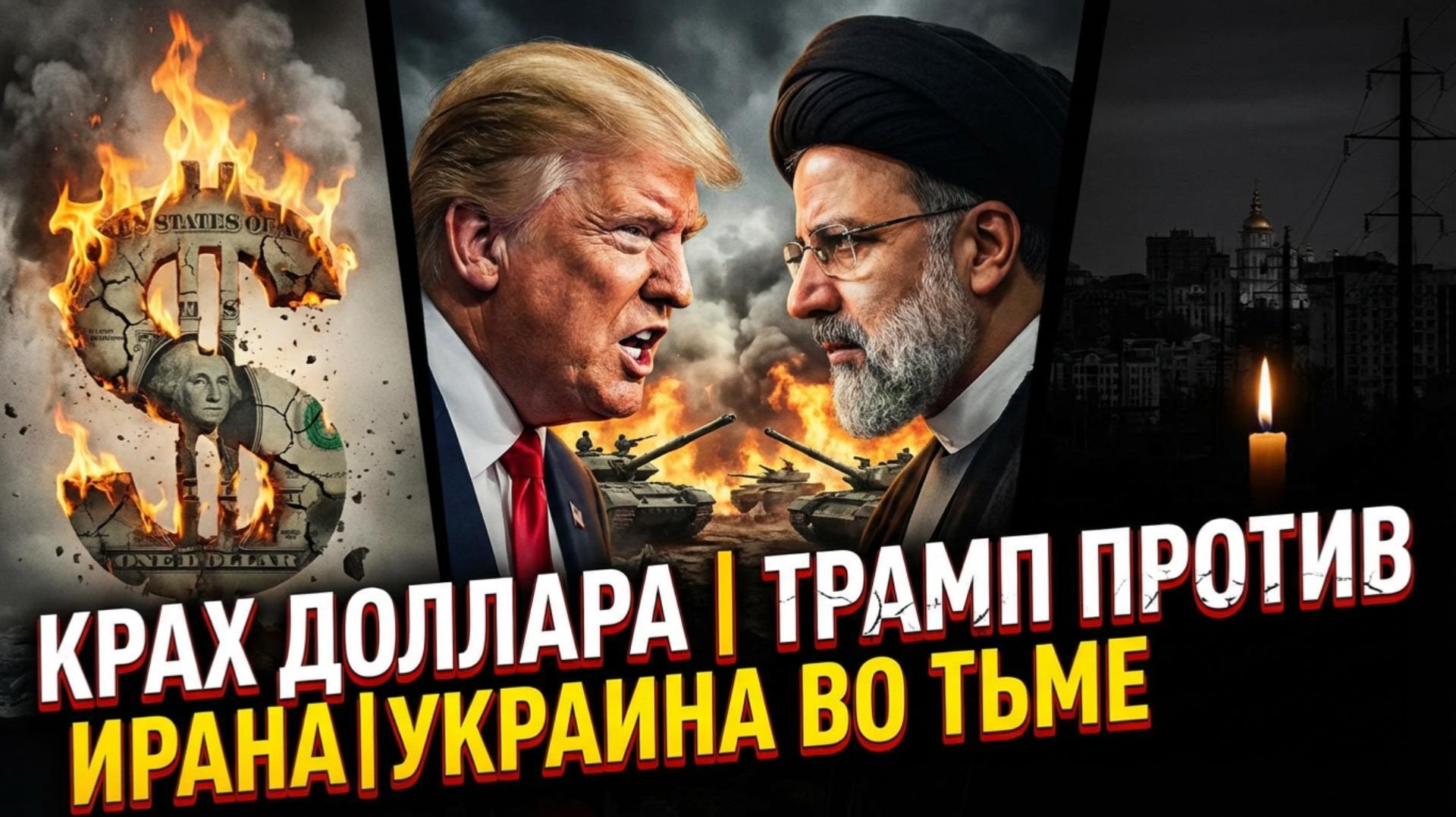 💥Питер Эриксон | Три проблемы: Доллар падает, Трамп угрожает Ирану, а Украина погружается во тьму