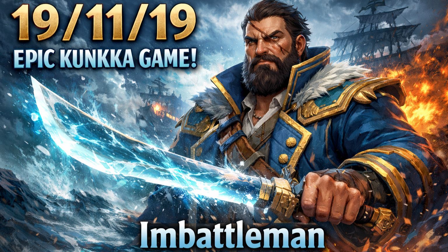 Dota 2 | Kunkka Pos 3 Turbo by Imbattleman | Demon Edge билд | Silent геймплей [1080p]