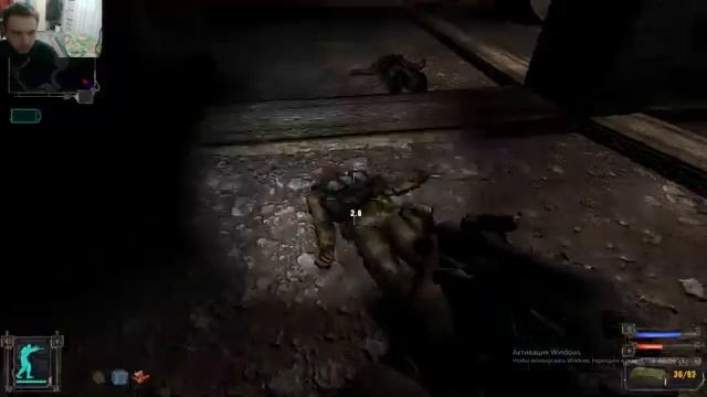 S.T.A.L.K.E.R. Shadow of Chernobyl # 2,спешим на помощь Лису и другим сталкерам против бандитов!