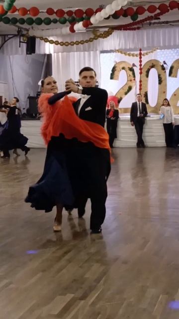 2026 Серебряная снежинка танго. Спортивные бальные танцы.