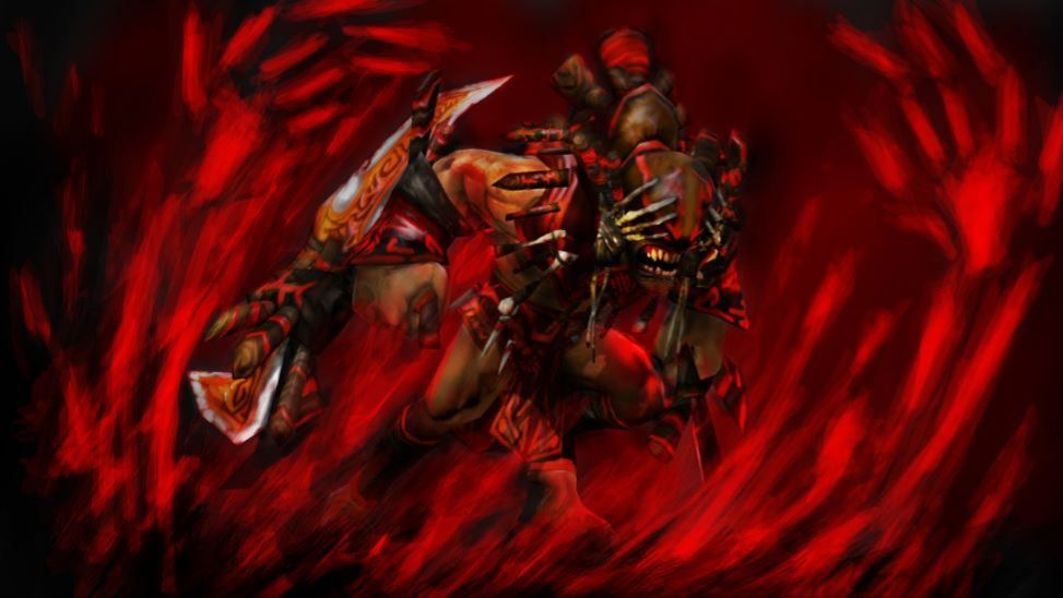 DOTA 2 (Bloodseeker gameplay)