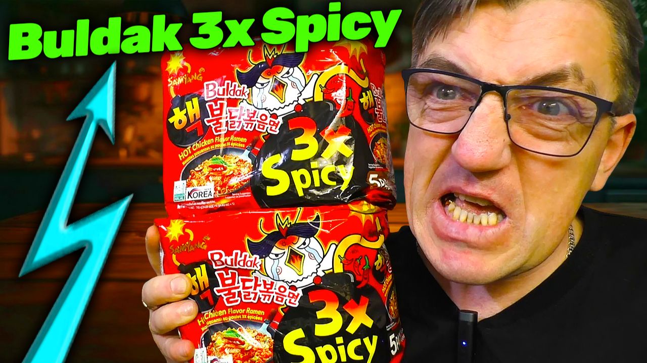 Два Контейнера Острой лапши Buldak 3x Spicy с валберис