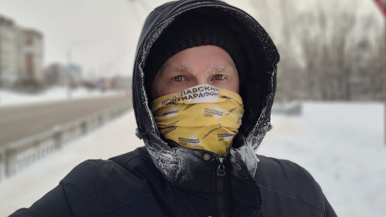 Бег в минус 30!!! Рождественский благотворительный забег в Нижнем Новгороде.