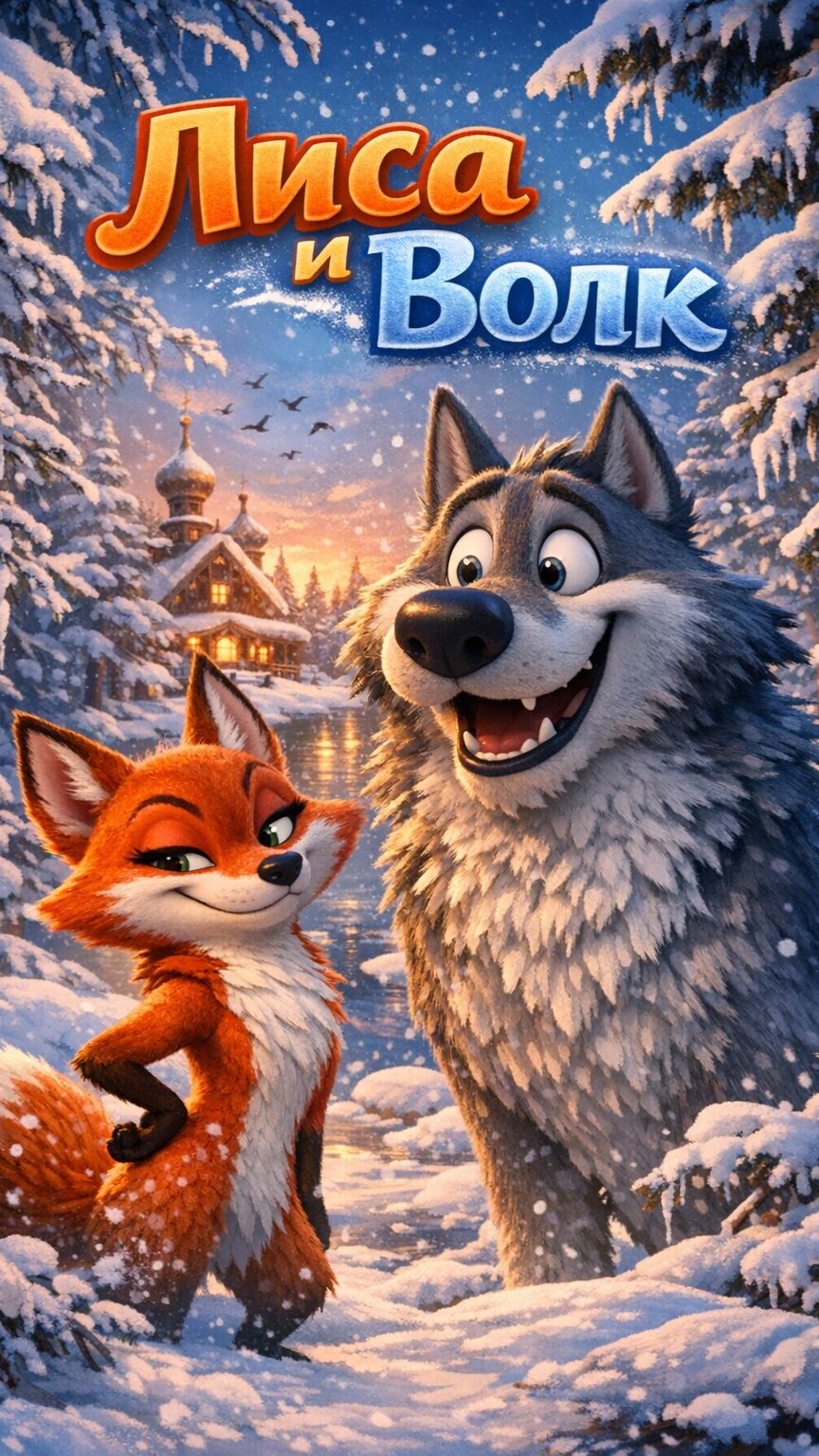 Скрытый смысл сказки «Лиса и Волк» | Мудрые сказки в 3D