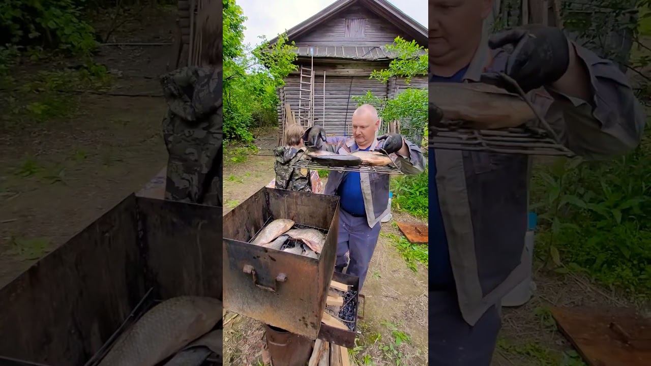 Что поймали, то и поели. #удачныевыходные #копчения  #рыба