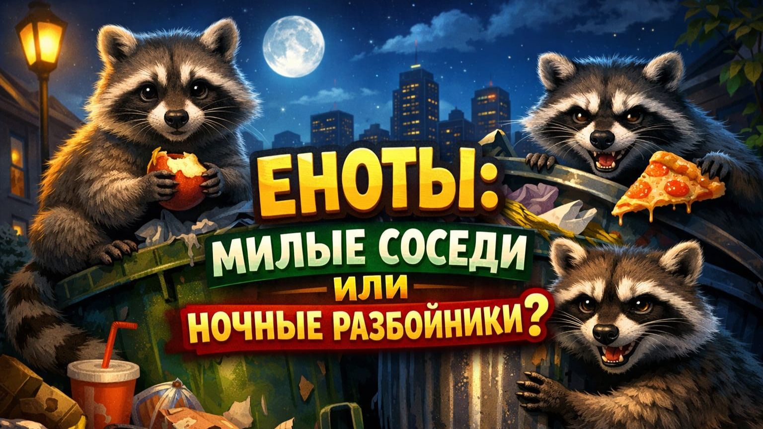 Еноты рядом с нами: скрытая жизнь городских жителей