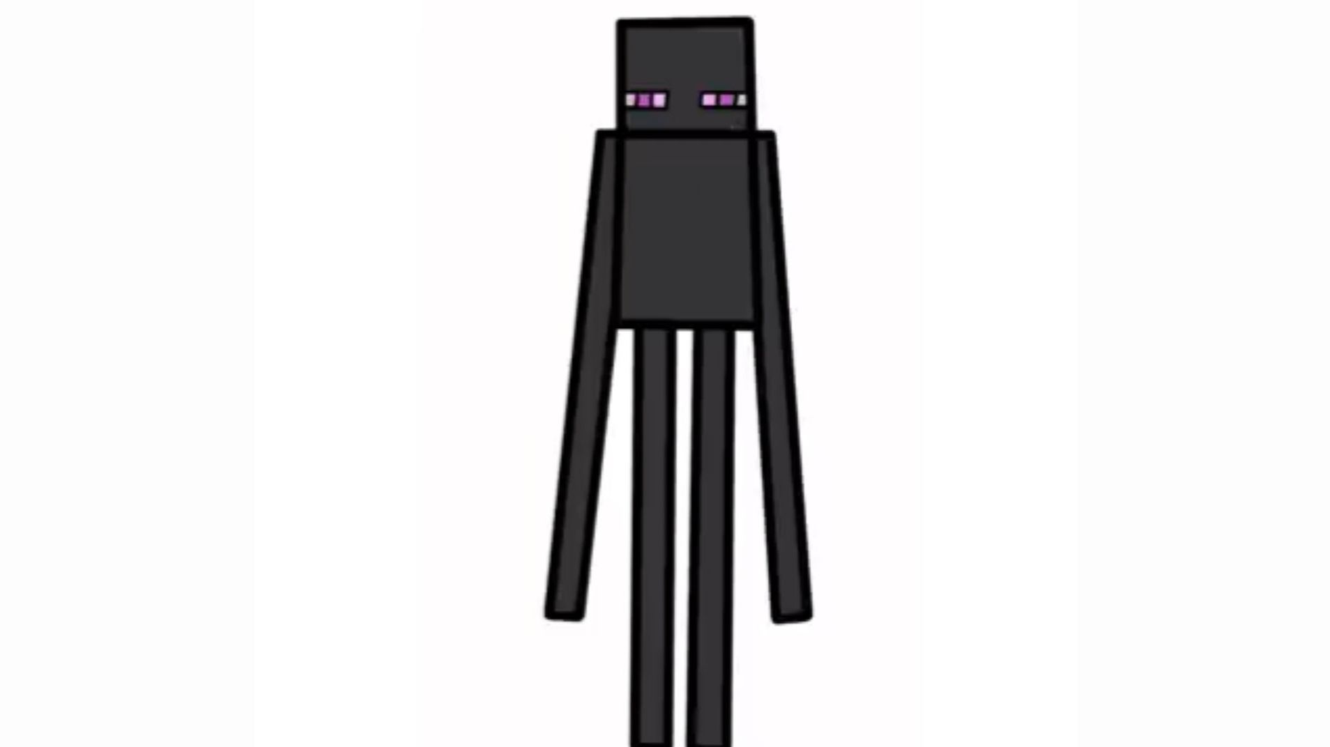 Как нарисовать ЭНДЕРМЕНА из МАЙНКРАФТА | How to Draw Enderman from Minecraft