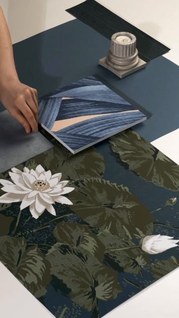 Мудборд с материалами от Loymina