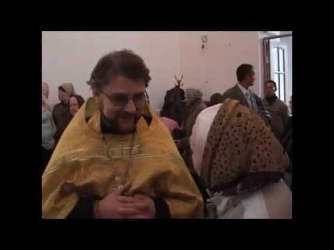 Первое богослужение в храме-часовне св. блгв. Александра Невского. 12.09.2008