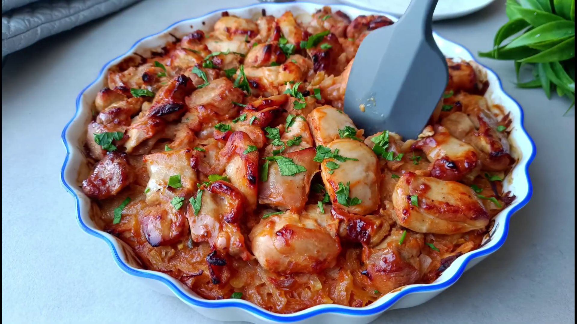 Капуста Картофель и Курица Буду постоянно теперь так готовить