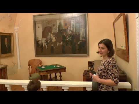 Рассказ о картине неизвестного художника XVIII века "Дворянский быт". 21 мая 2016 года