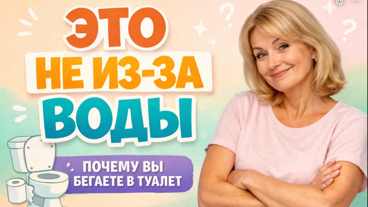 «БУДУ ЖИТЬ В ТУАЛЕТЕ?» — главный страх про воду, который крадёт молодость