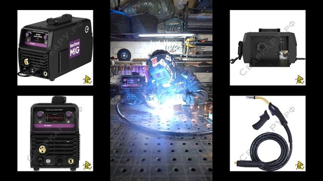 Полуавтомат для MIG-MAG сварки Старт technoMIG 200 DP Синергетика