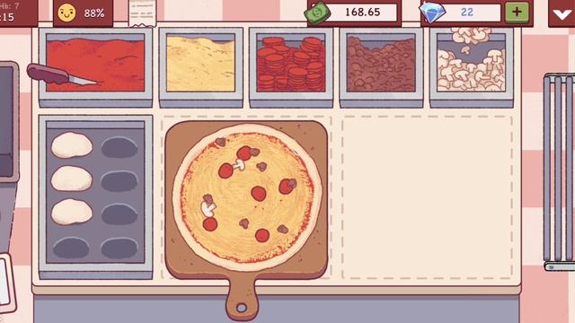 Играю в игру хорошая пицца отличная пицца!!! Обзор на Пиццирию (клиенты довольны☺)