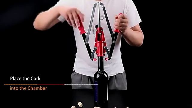 Двух ручный укупор для винных пробок.  Ручное устройство для запечатывания винных бутылок