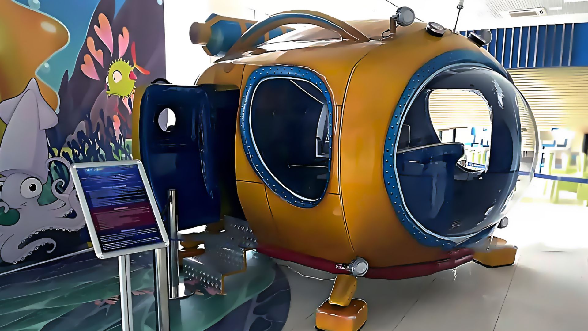 Батискаф. Москвариум | Центр океанографии и морской биологии. г. Москва.